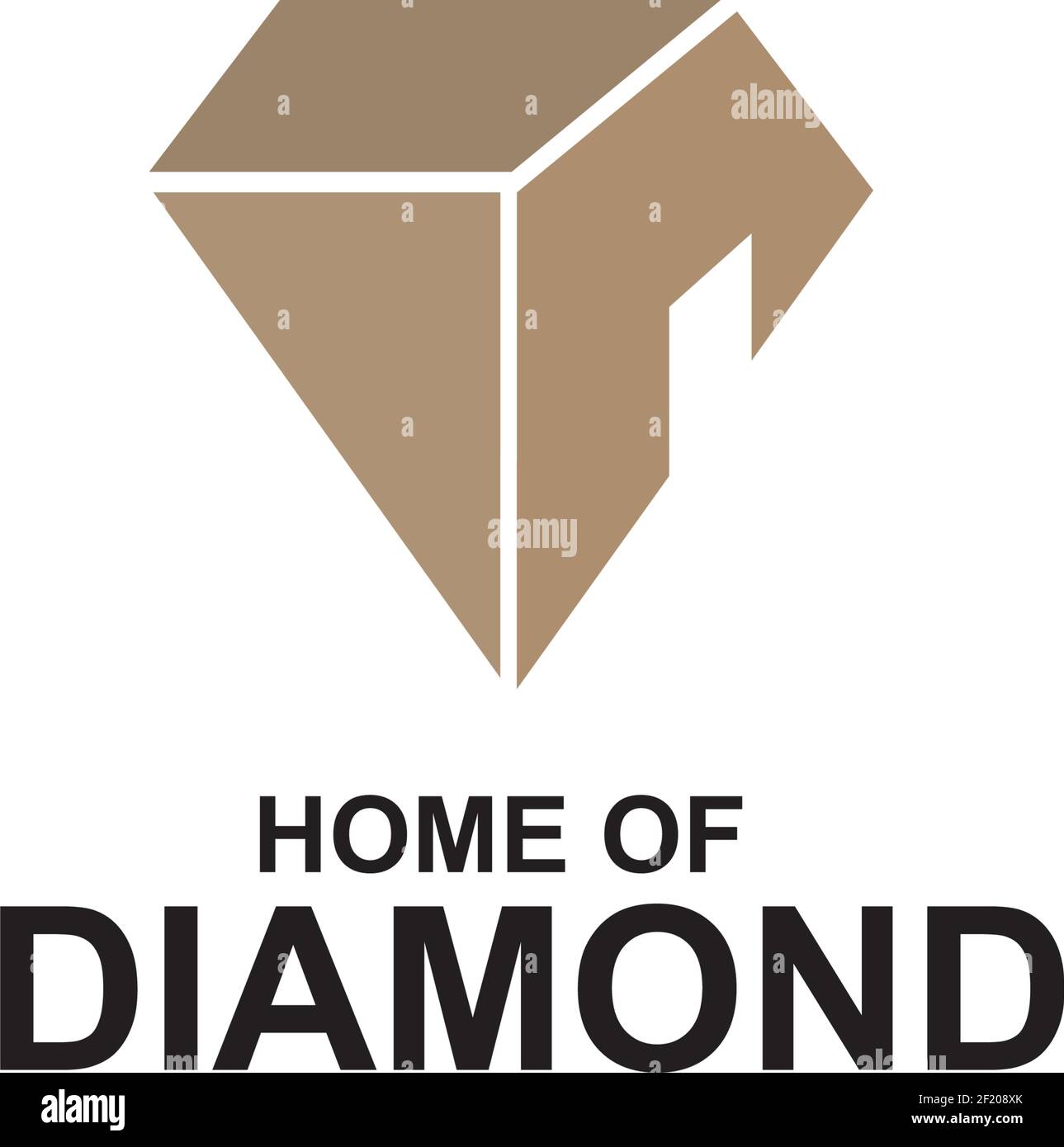 Home of diamond logo design template Stock Vector Image & Art - Alamy