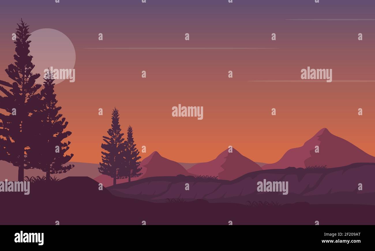 Stunning views of the city skyline Stock Vector Images - Alamy