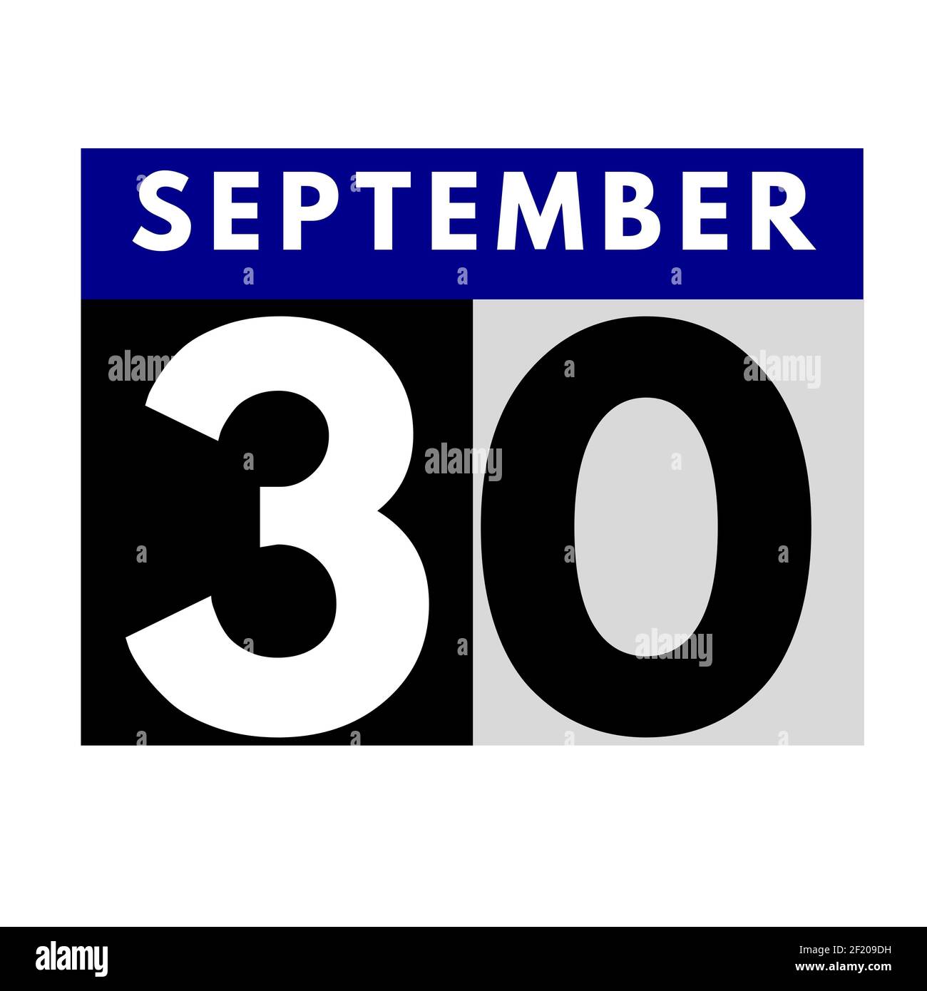 September 30 . flat daily calendar icon .date ,day, month .calendar for ... September 30 . flat daily calendar icon .date ,day, month .calendar for ...