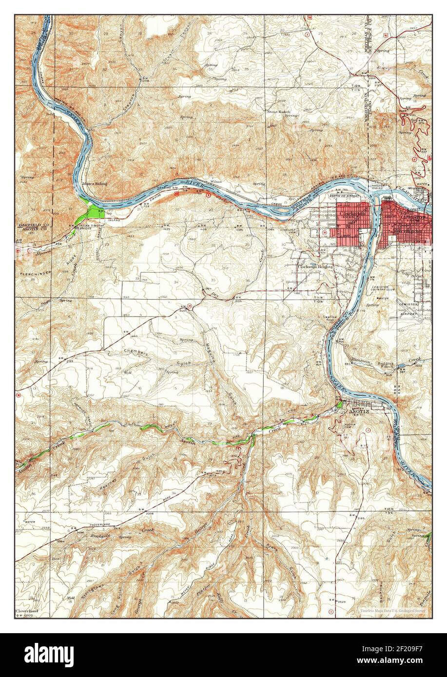 Clarkston map hi-res stock photography and images - Alamy