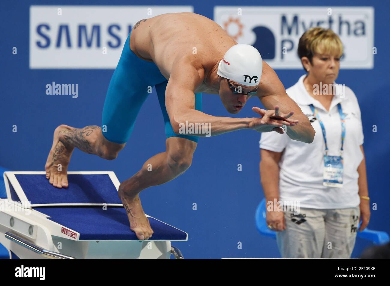 Gregory Mallet (FRA) competes on Mens' 200 m Freestyle during the 16th ...
