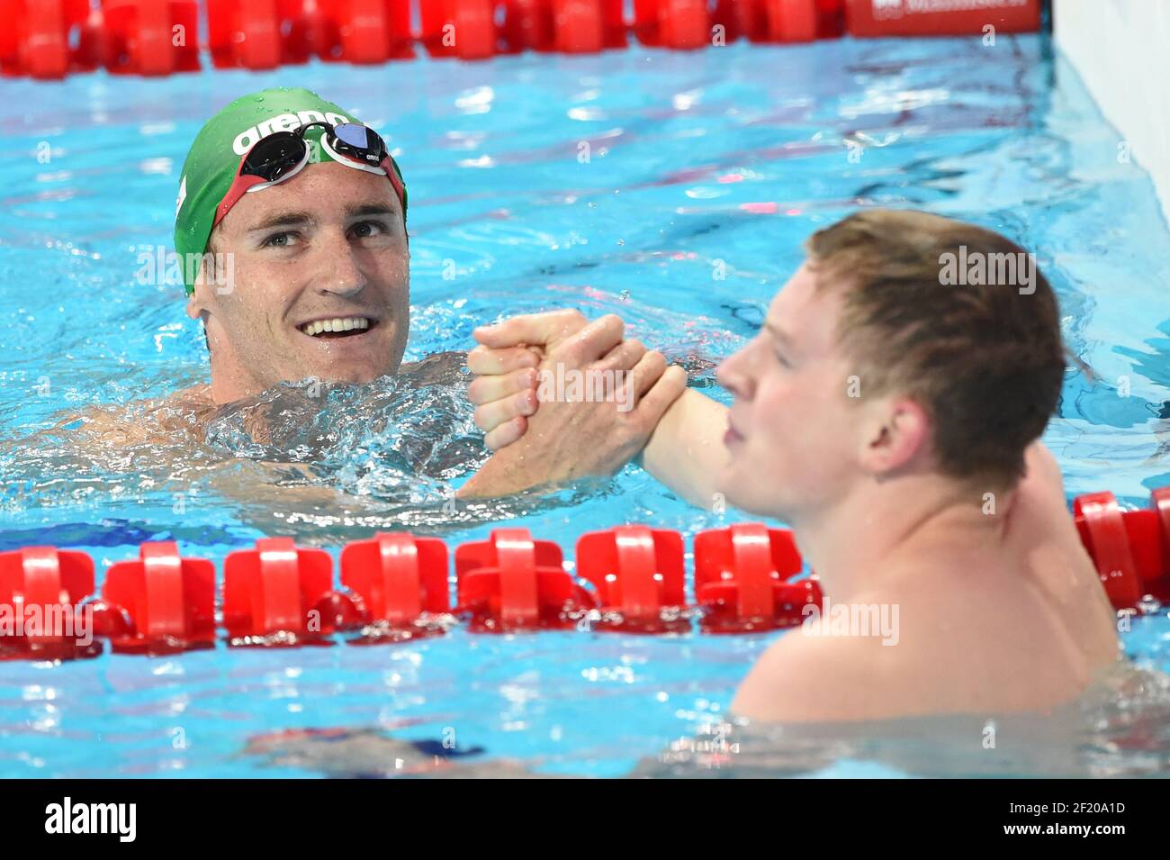 Cameron Van Den Burg (RSA) competes and wins the Silver Medal on Men's ...