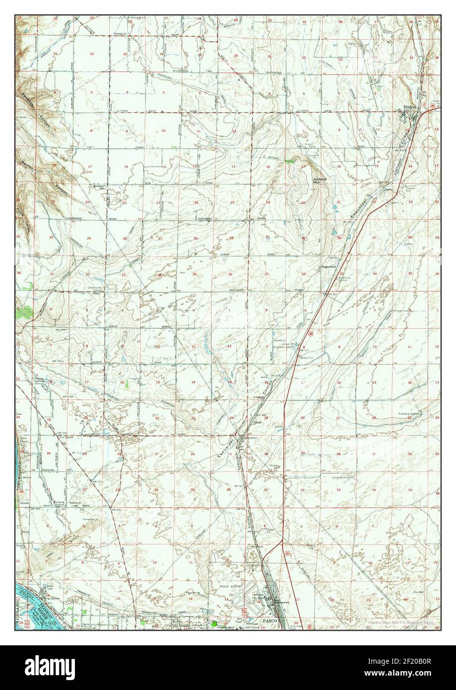 Map of eltopia Cut Out Stock Images & Pictures - Alamy