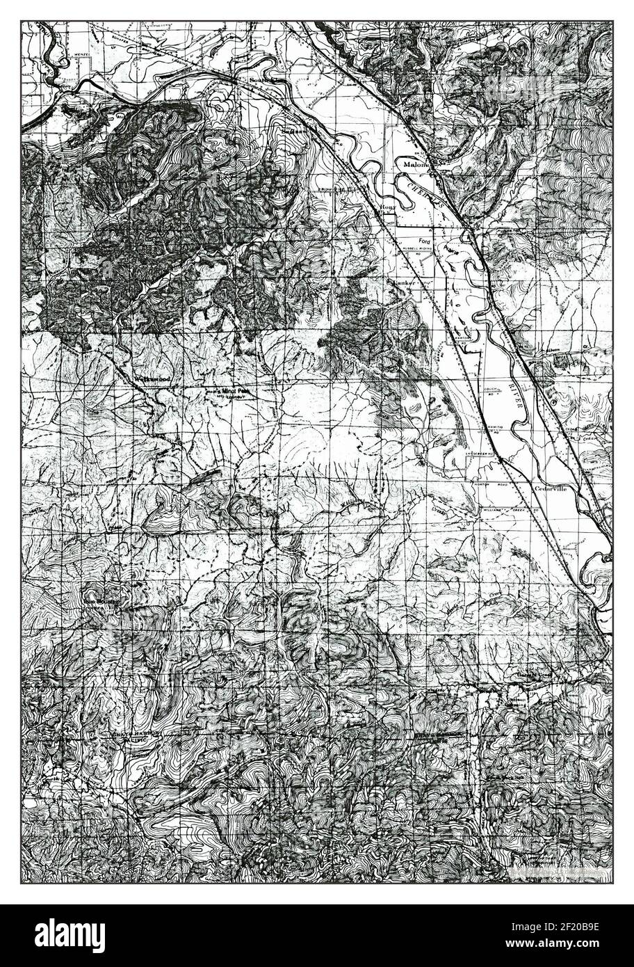 Ford washington state map hi-res stock photography and images - Alamy