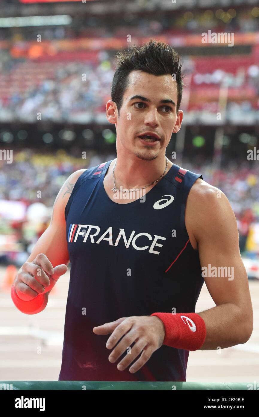 Kevin Menaldo (FRA) competes on Men's Pole Vault Qualification during ...