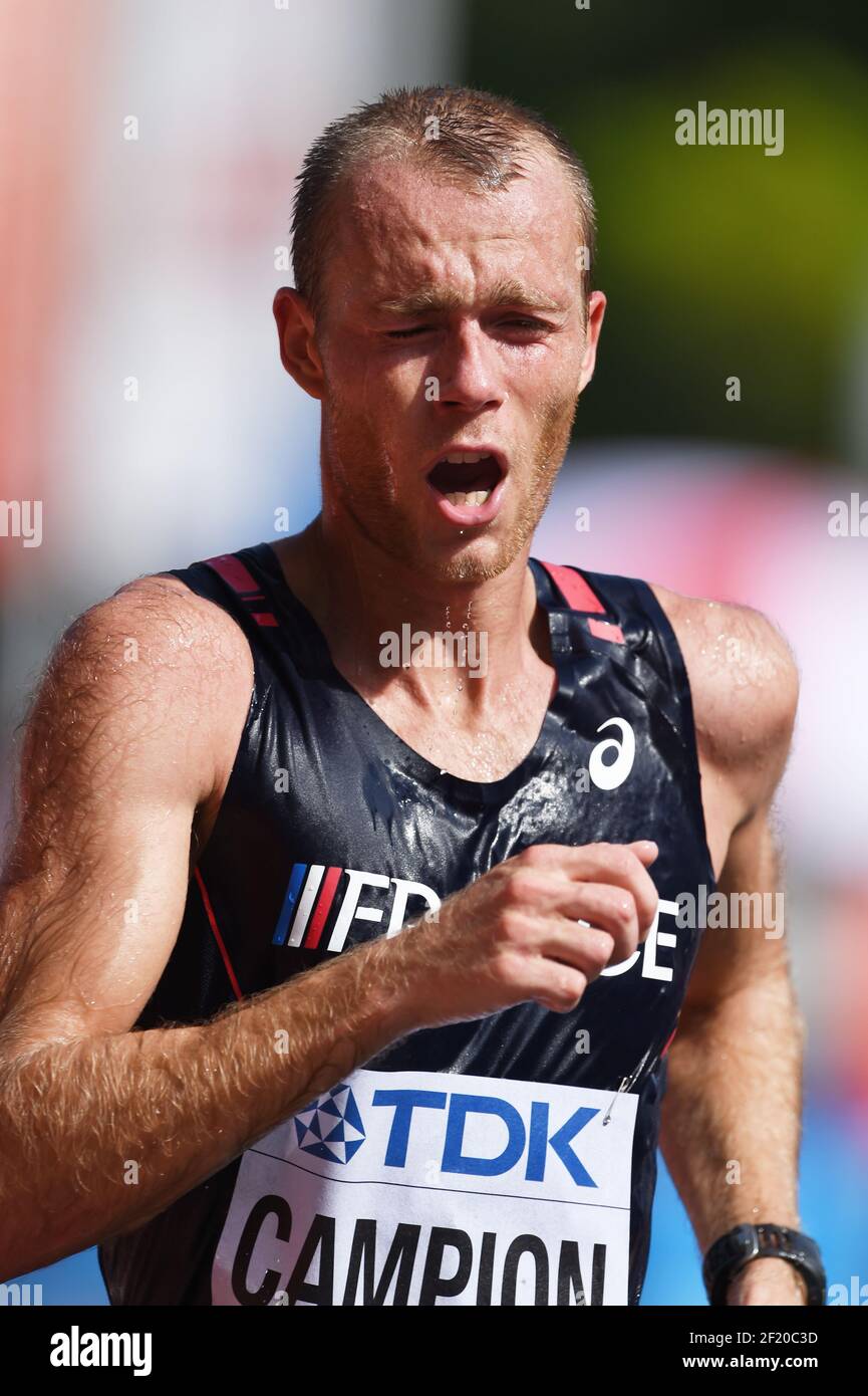 Kevin Campion (FRA) competes on Men's 20 km Race Walk during the IAAF ...