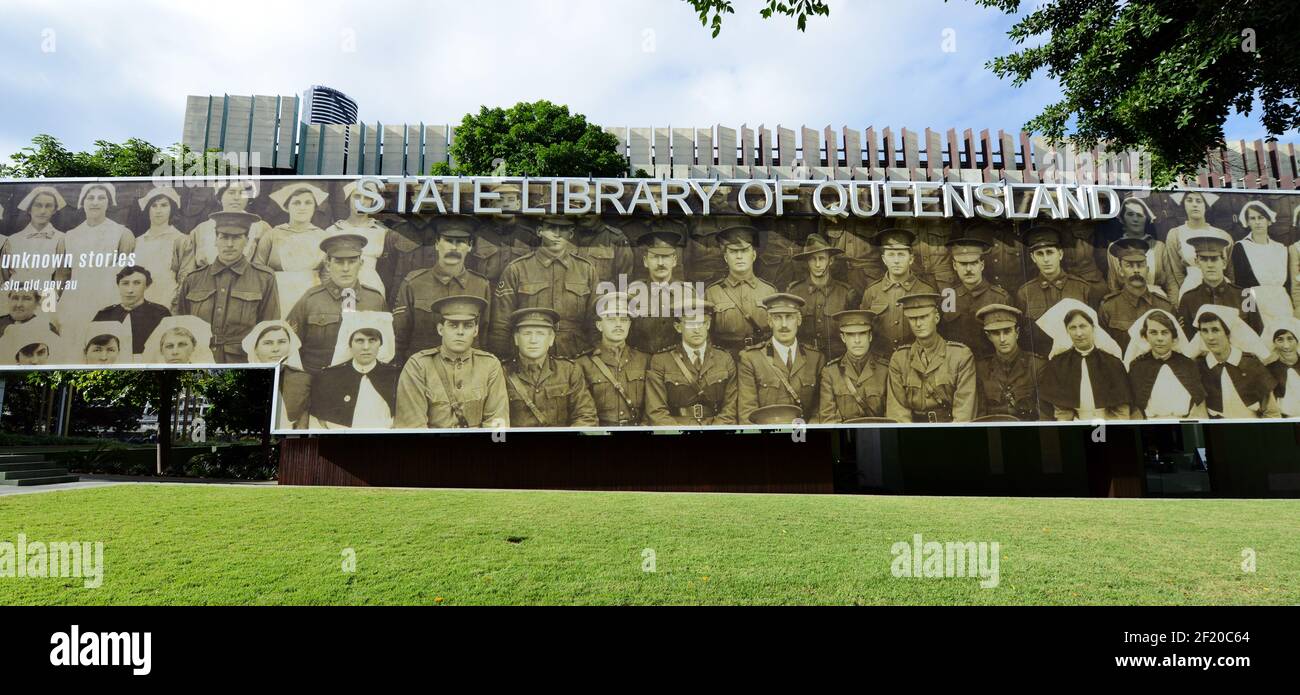 The state library of Queensland in Brisbane, Australia Stock Photo - Alamy