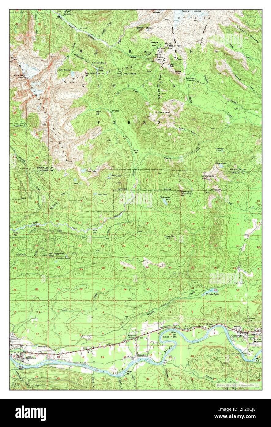 Old map of hamilton Cut Out Stock Images & Pictures - Alamy