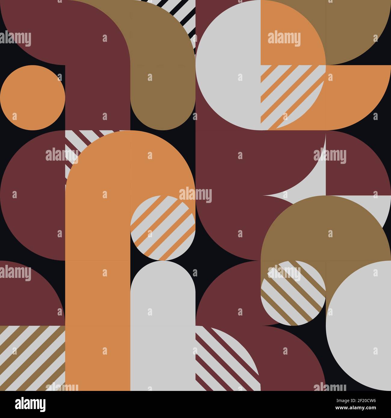 Abstract geometric style of retro 80s template. Cover design with overlap line background ...