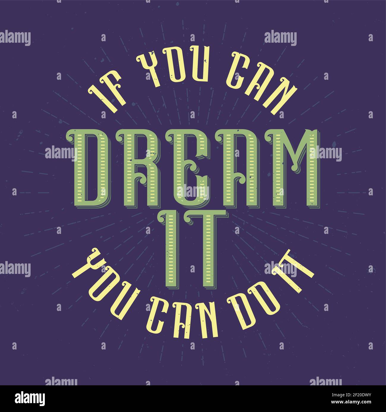 Motivational poster. Inspirational quote design Stock Vector Image ...