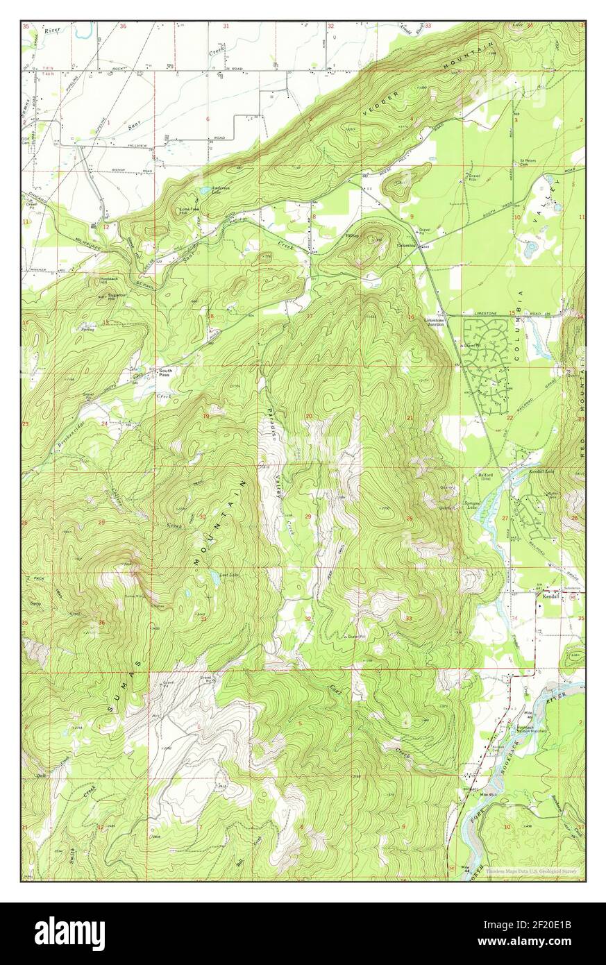 Kendall, Washington, map 1972, 1:24000, United States of America by ...