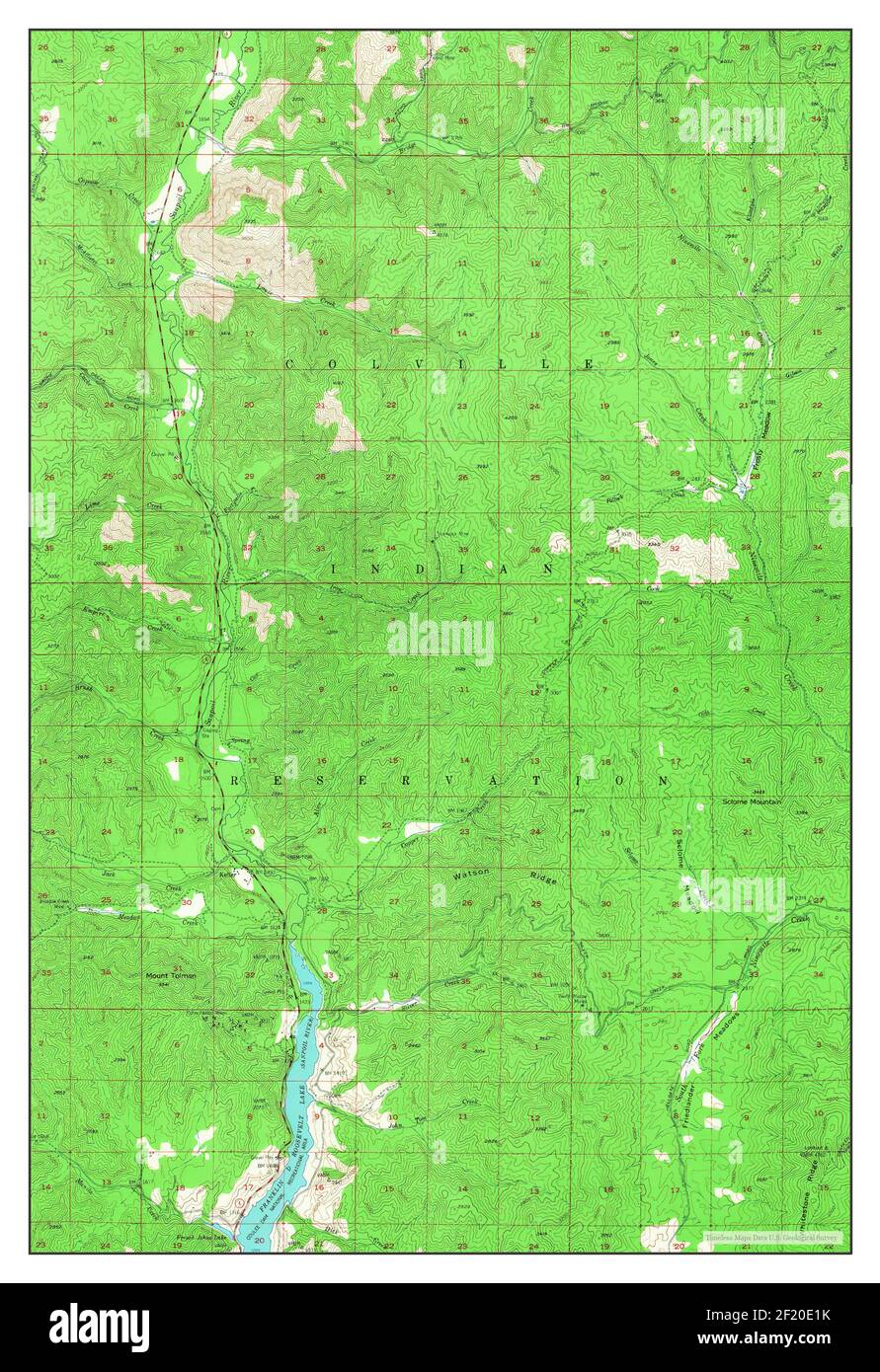 Keller, Washington, map 1952, 1:62500, United States of America by ...