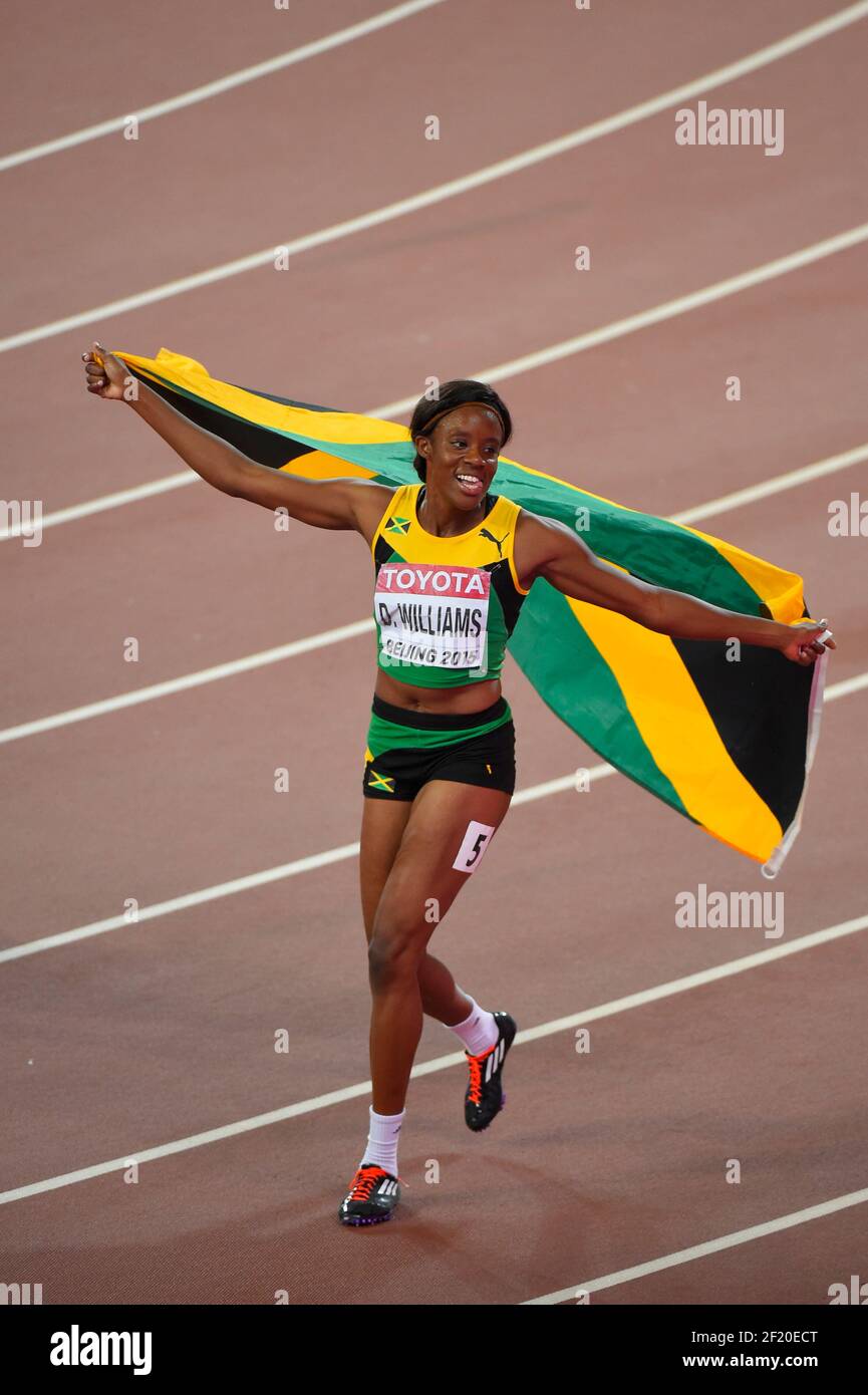 Danielle Williams (JAM) wins the Gold Medal in 100 Metres Hurdles Women ...