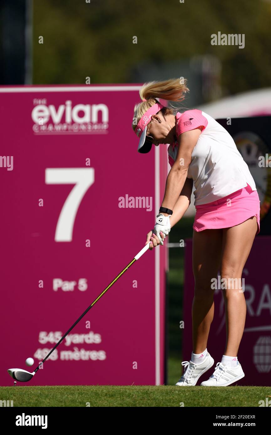 Natalie Gulbis of Usa competes during the Rolex Pro Am of LPGA Evian ...