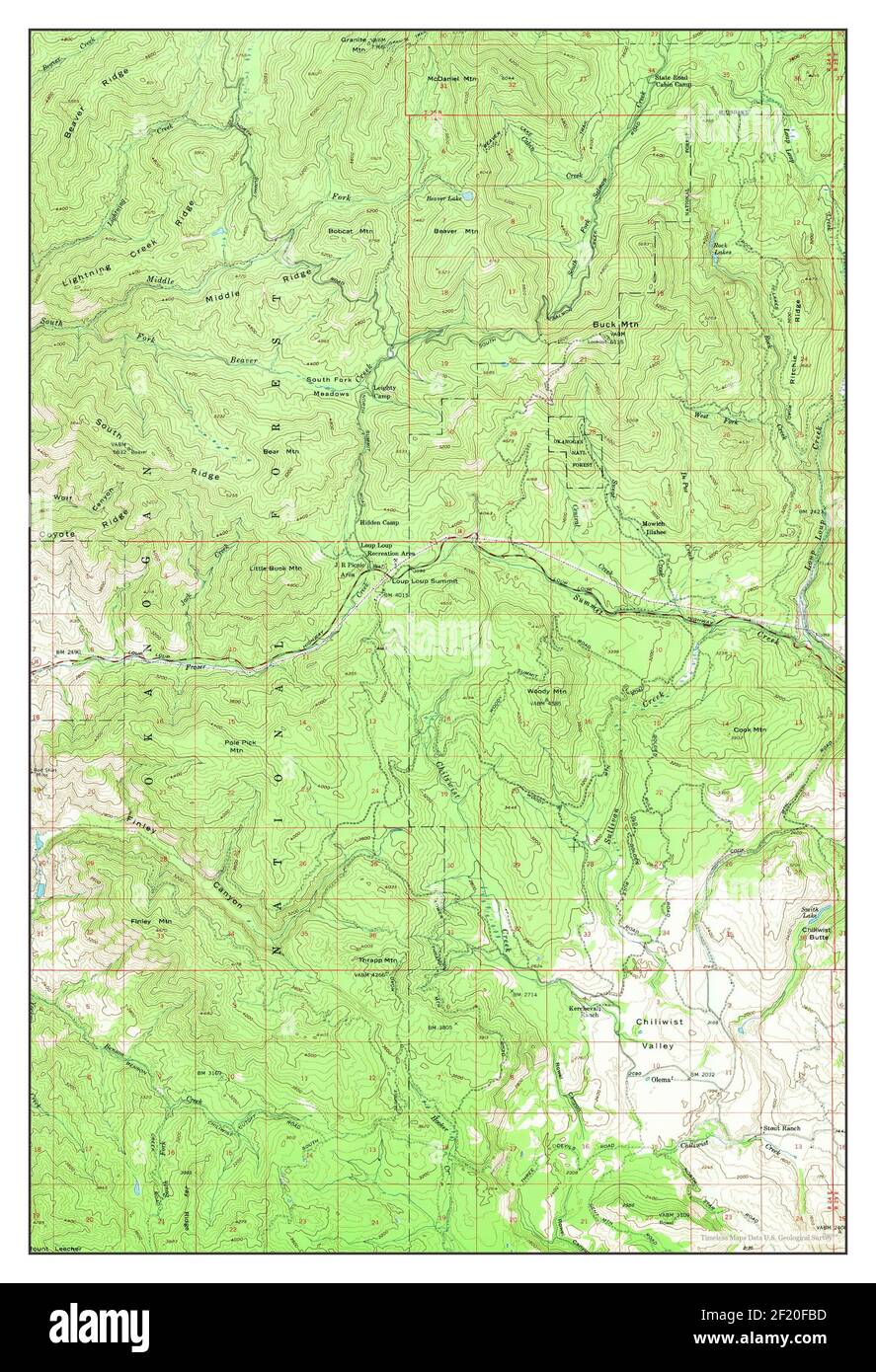 Loup Loup, Washington, map 1956, 1:62500, United States of America by ...