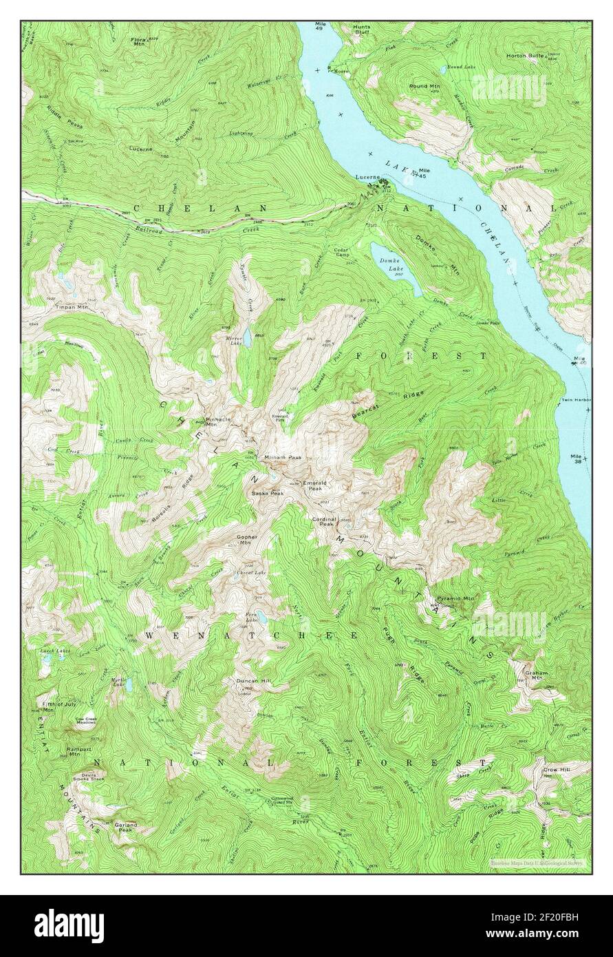 Lucerne, Washington, map 1944, 1:62500, United States of America by ...