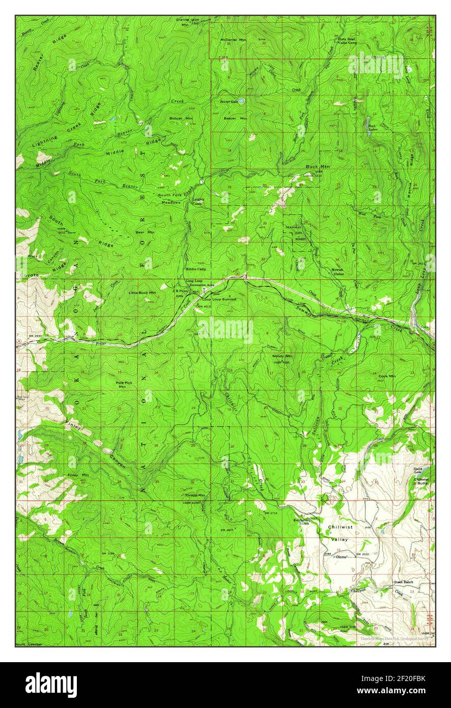 Loup Loup, Washington, map 1956, 1:62500, United States of America by ...
