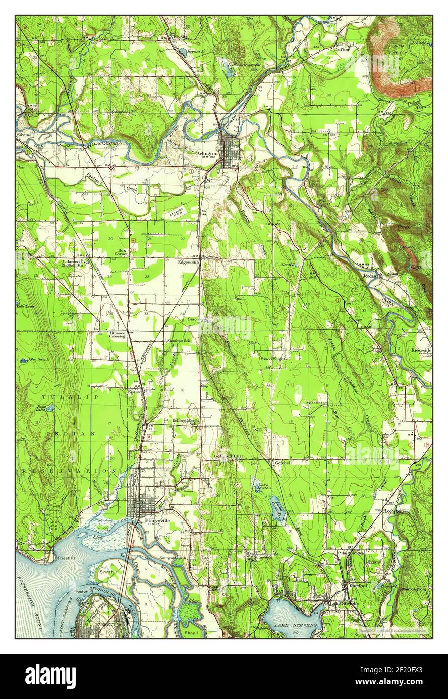 Map of marysville washington hi-res stock photography and images - Alamy