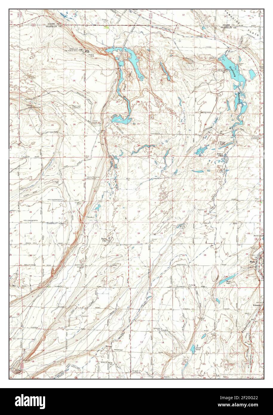 Map of mesa Cut Out Stock Images & Pictures - Alamy