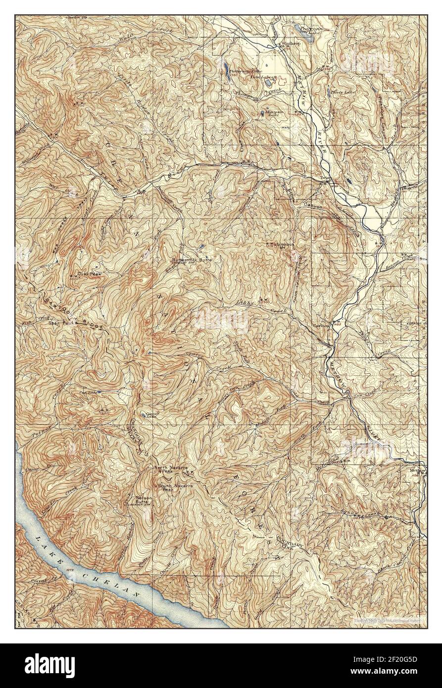 Methow, Washington, map 1901, 1:125000, United States of America by ...