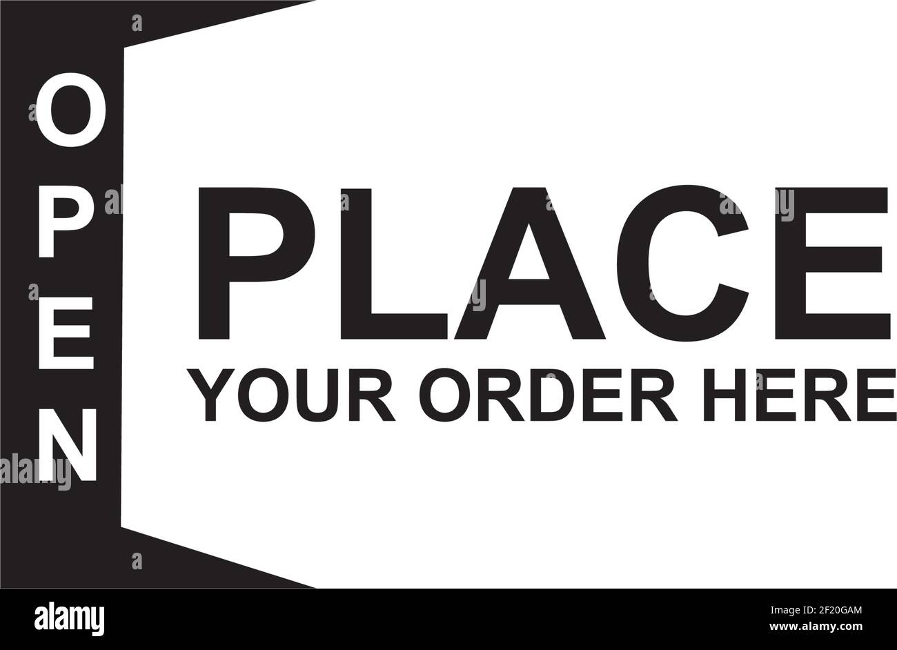 Parcel delivery door open Stock Vector Images - Alamy