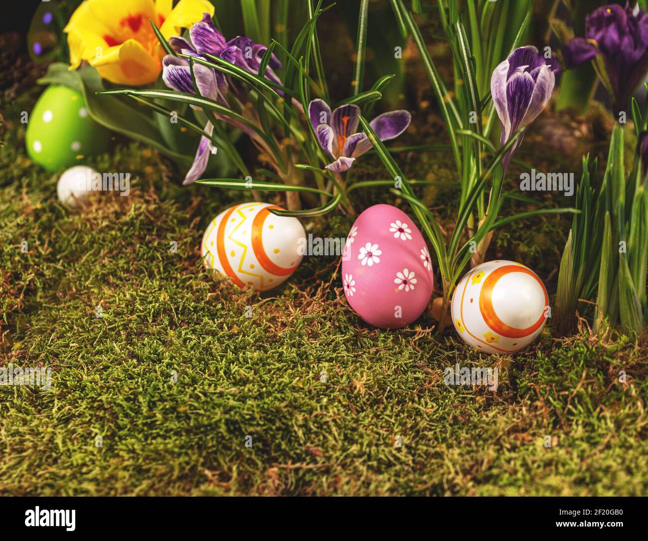 Happy easter backgrounds egg hi-res stock photography and images - Alamy