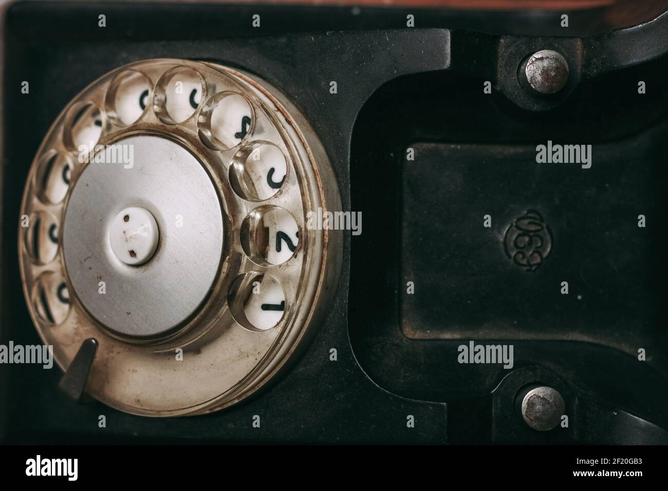 retro telephone communication classic style technology vintage Stock ...