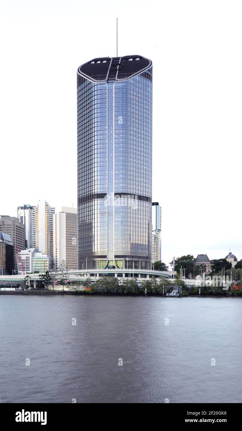 The 1 William street skyscraper in Brisbane, Queensland, Australia ...