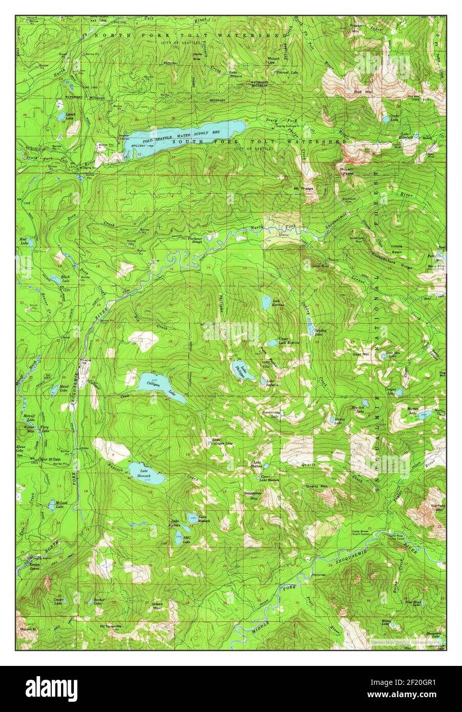 Mount Si, Washington, map 1960, 1:62500, United States of America by ...