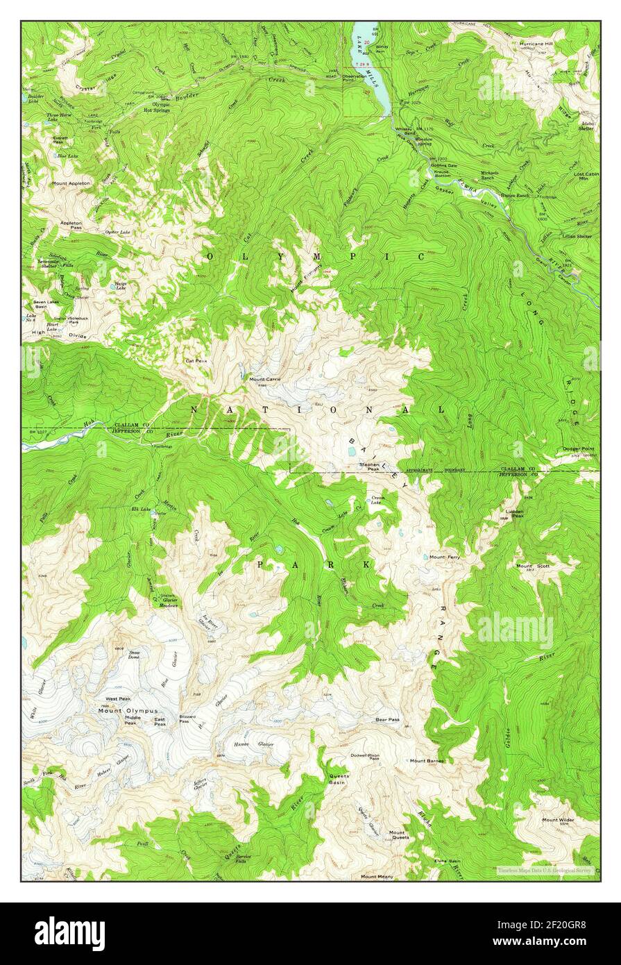 Map of mount washington Cut Out Stock Images & Pictures - Alamy