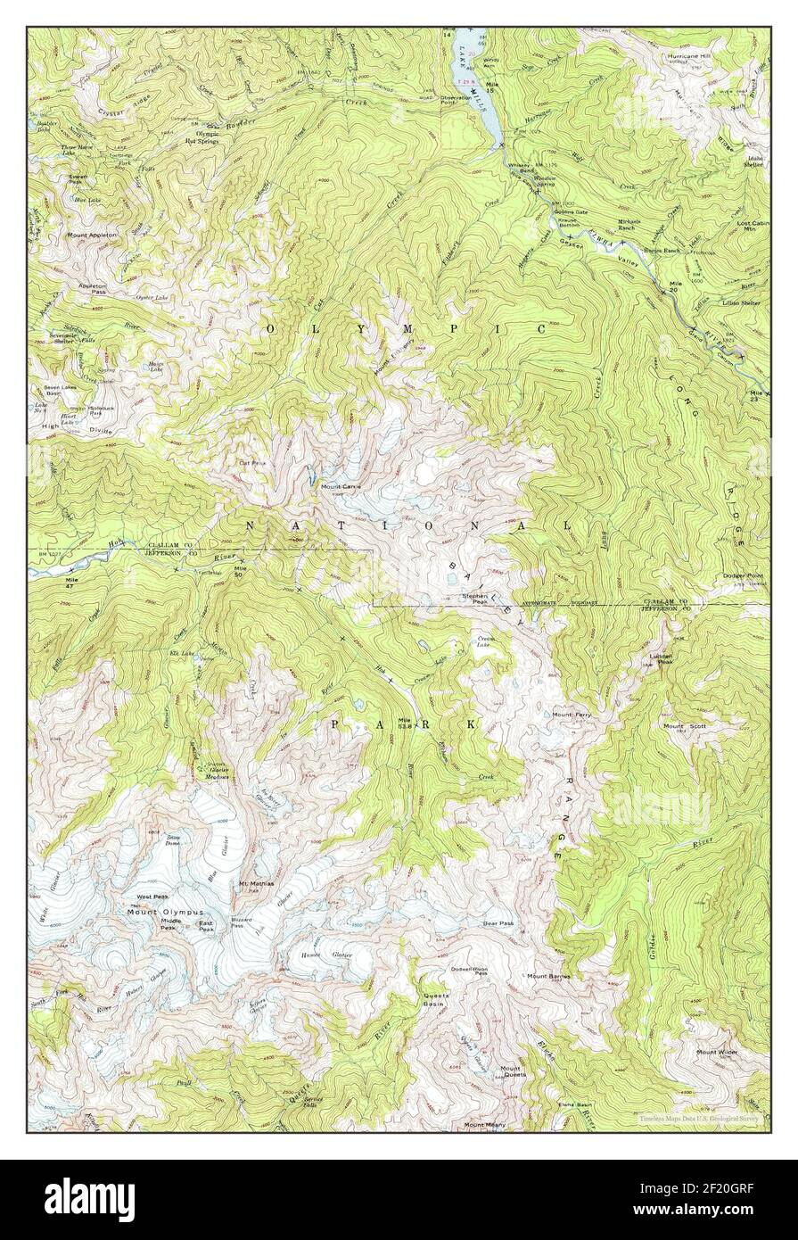 Mount olympus maps cartography geography mount hi-res stock photography ...