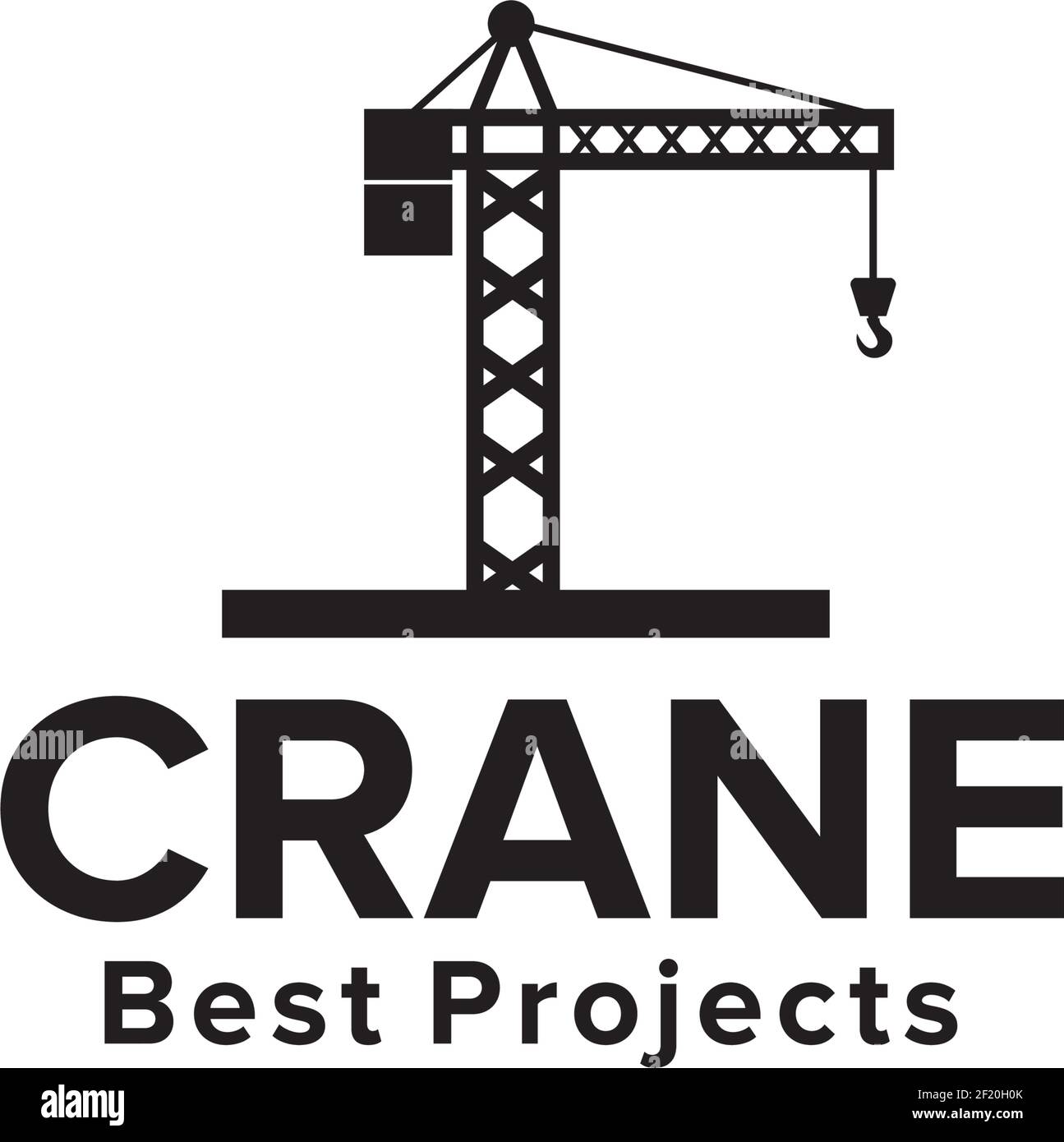 Crane industry logo design vector template Stock Vector Image & Art - Alamy