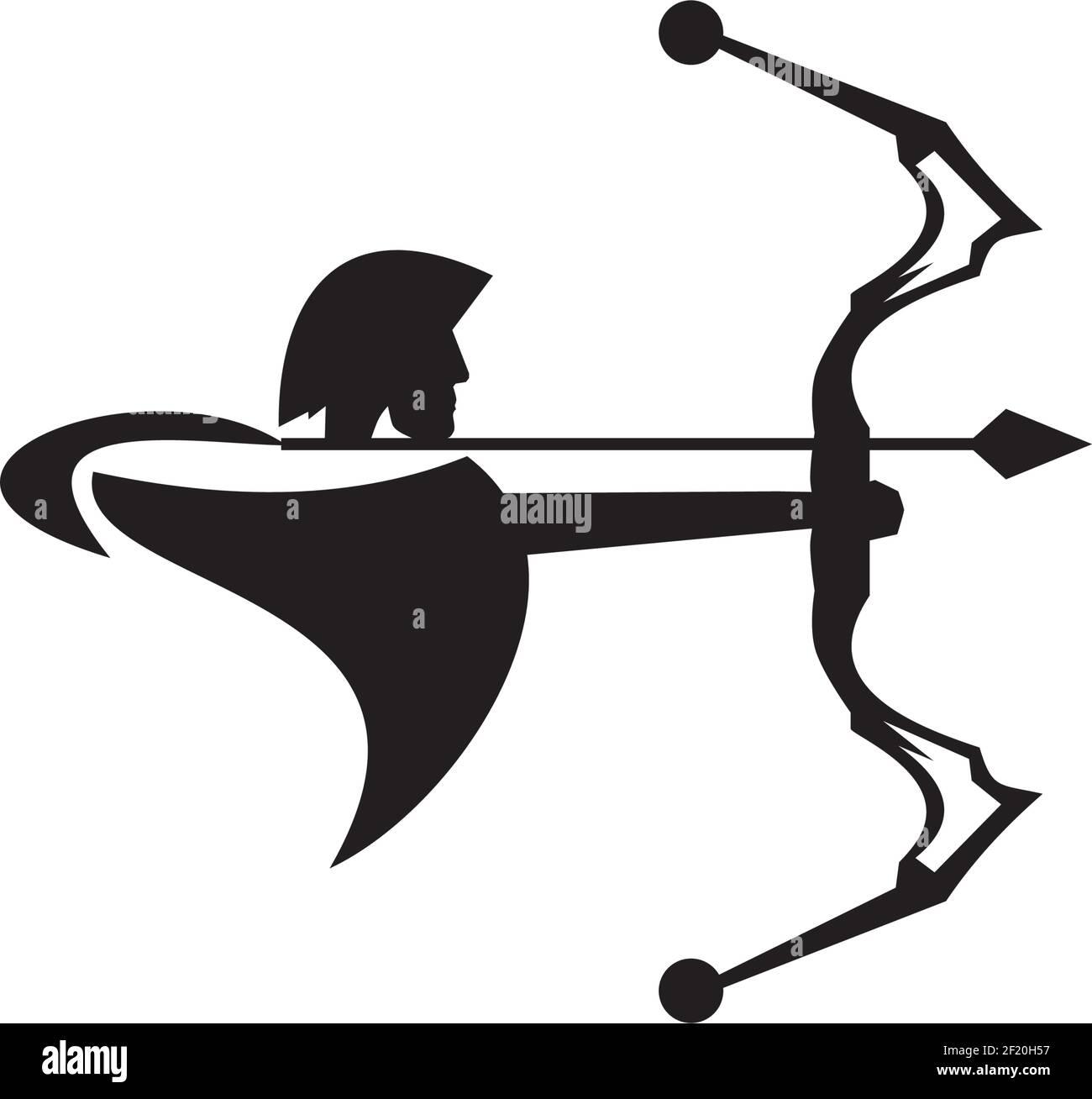 Vector black logo muscular man hi-res stock photography and images - Alamy