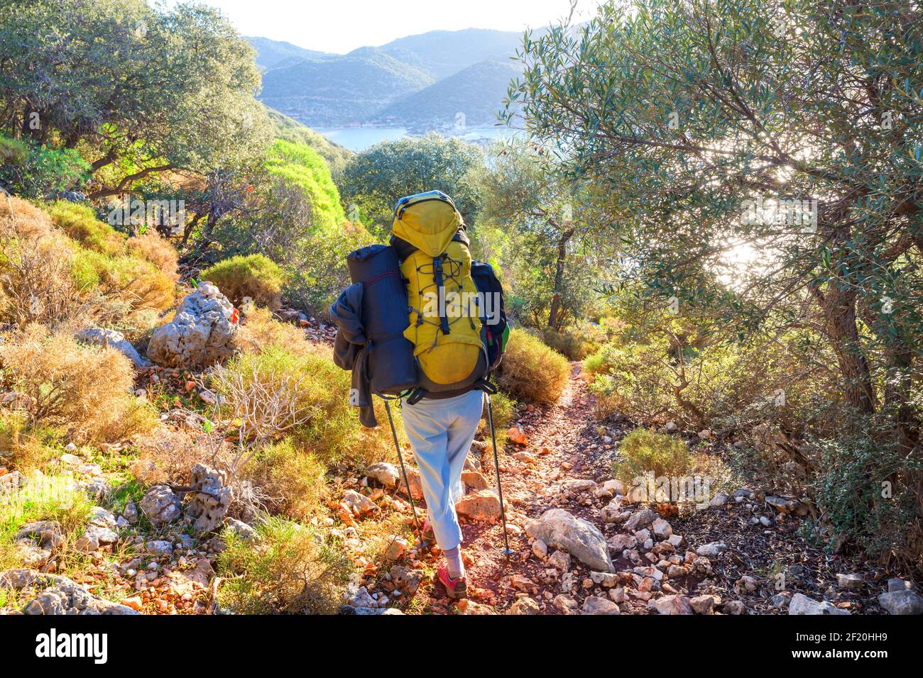 Beautiful nature landscapes in Turkey mountains. Lycian way is famous ...