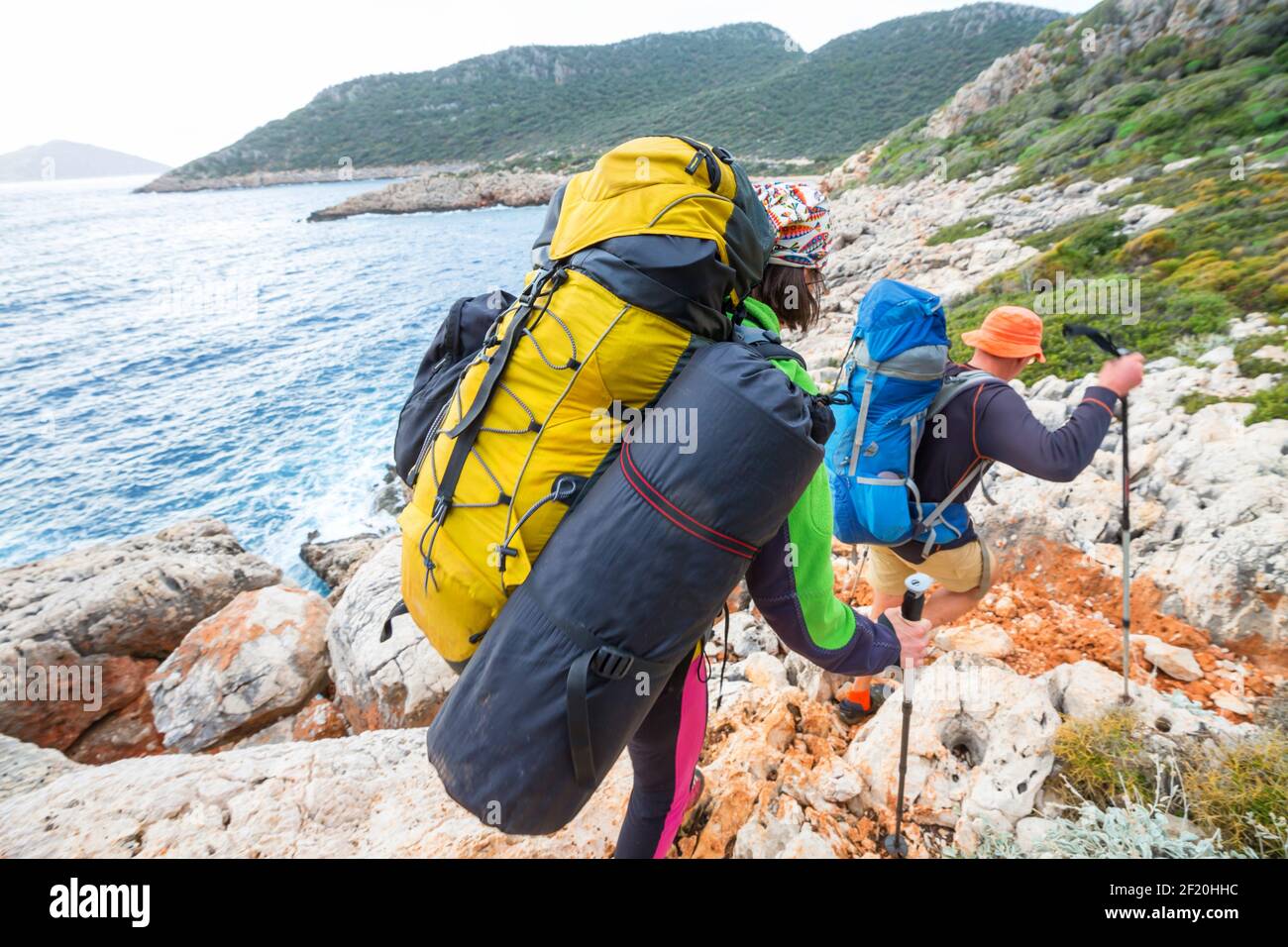 Beautiful nature landscapes in Turkey mountains. Lycian way is famous ...