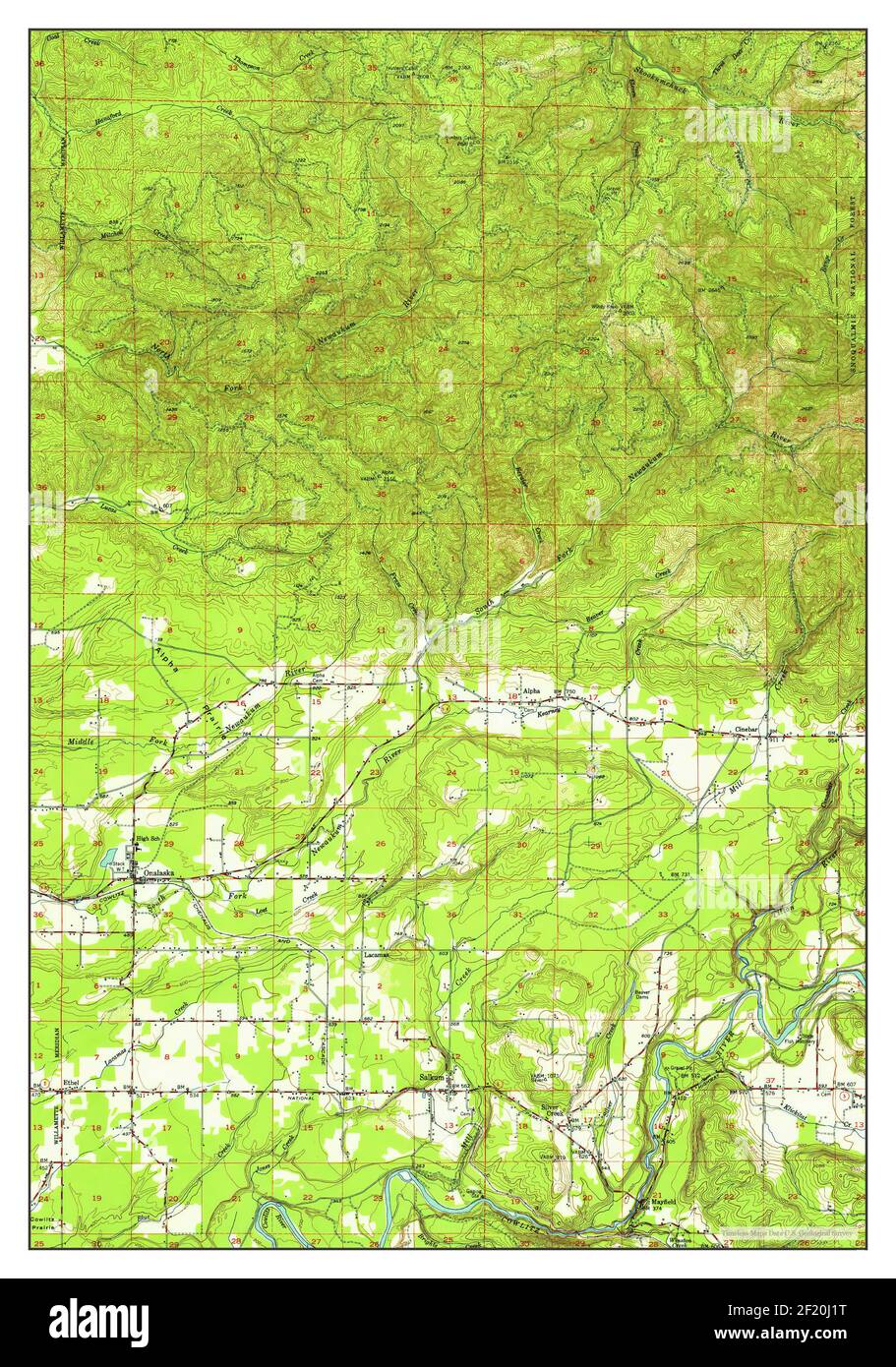 Onalaska map hi-res stock photography and images - Alamy