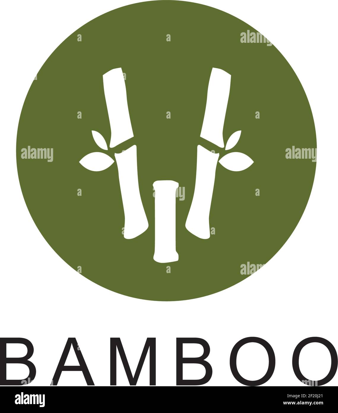 Bamboo tree logo design vector template Stock Vector Image & Art - Alamy