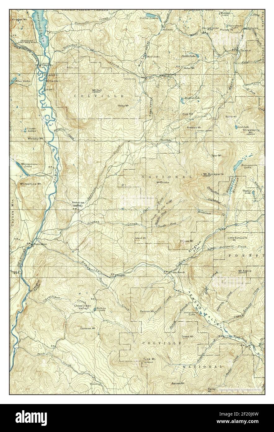 Map of osoyoos hi-res stock photography and images - Alamy