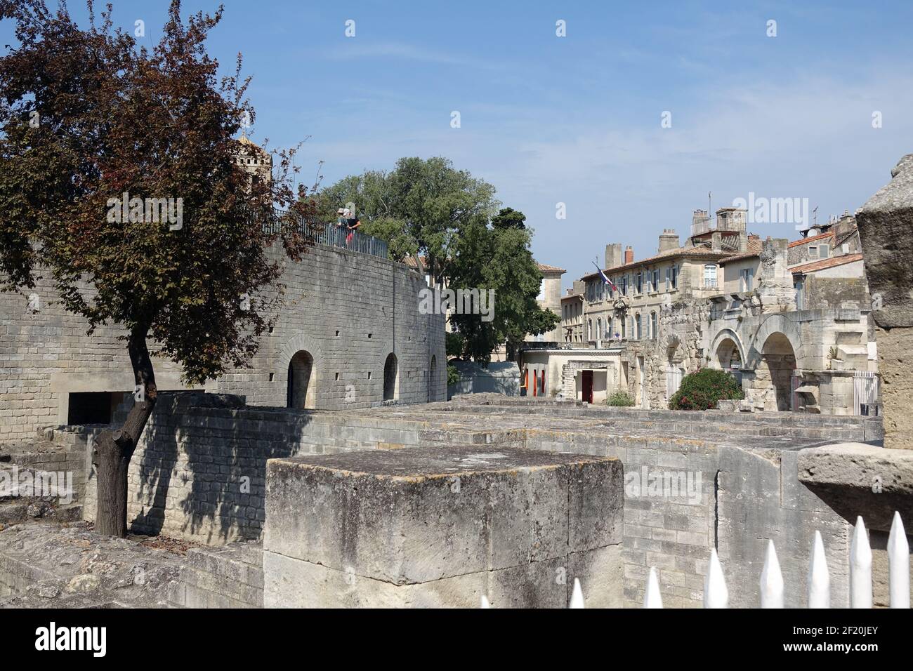 Ancient Roman theatre in Arles Stock Photo - Alamy