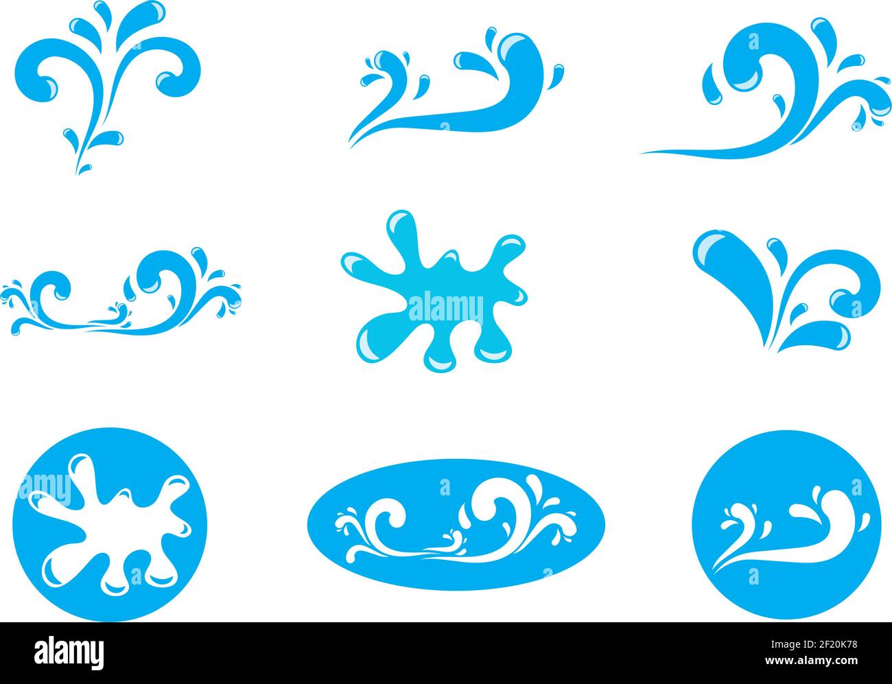 Melted water Stock Vector Images - Alamy