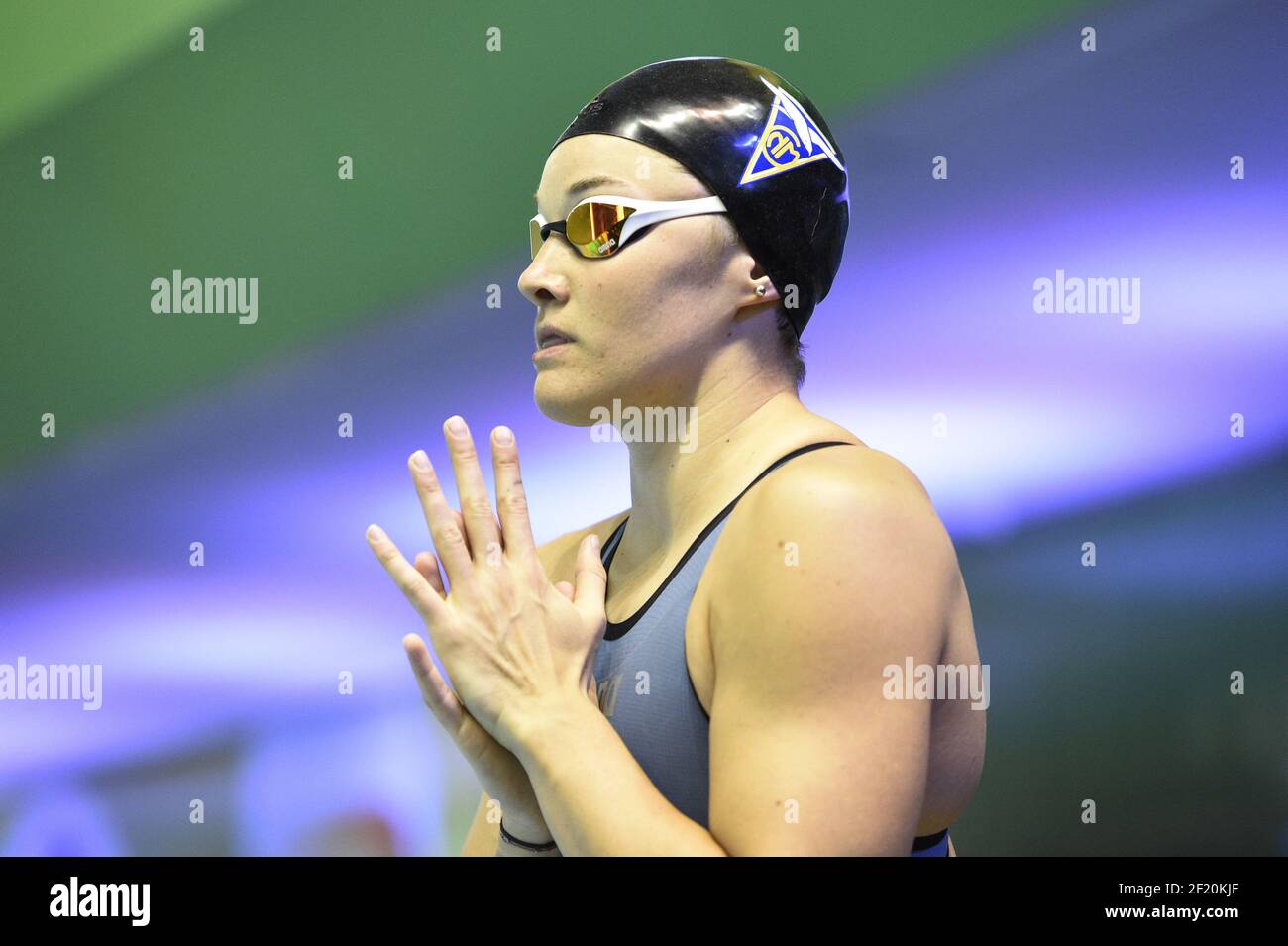 Melanie Henique (FRA) on training session during the Swimming French ...