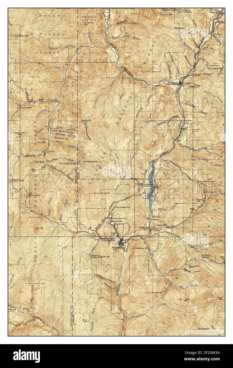 Republic, Washington, map 1904, 1:125000, United States of America by ...