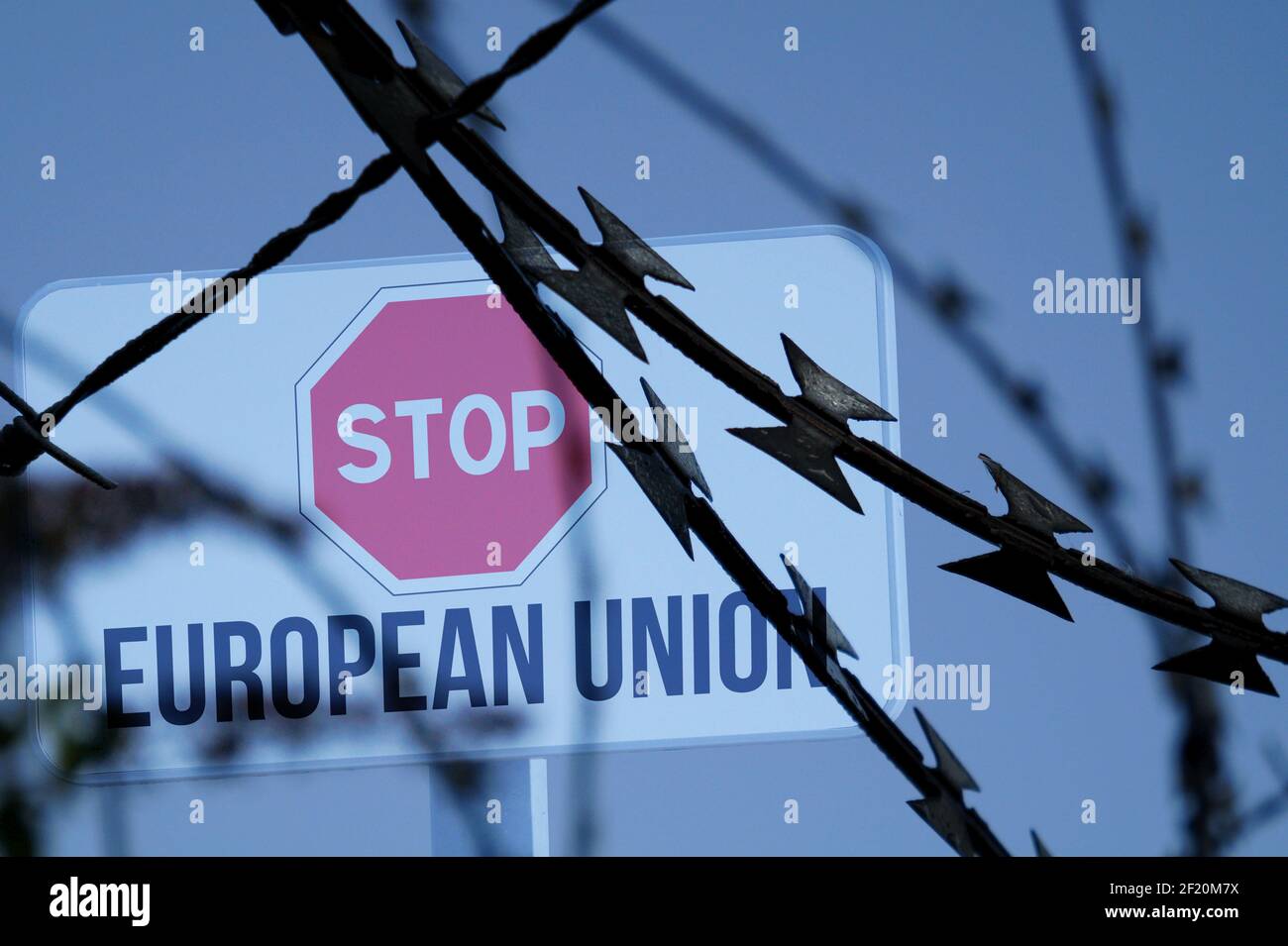 Eu external border hi-res stock photography and images - Alamy