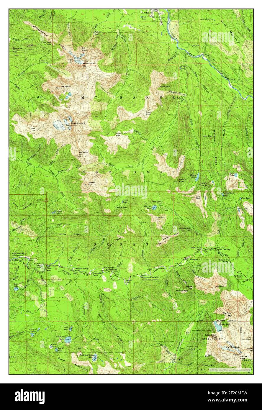 Map of silverton hi-res stock photography and images - Alamy
