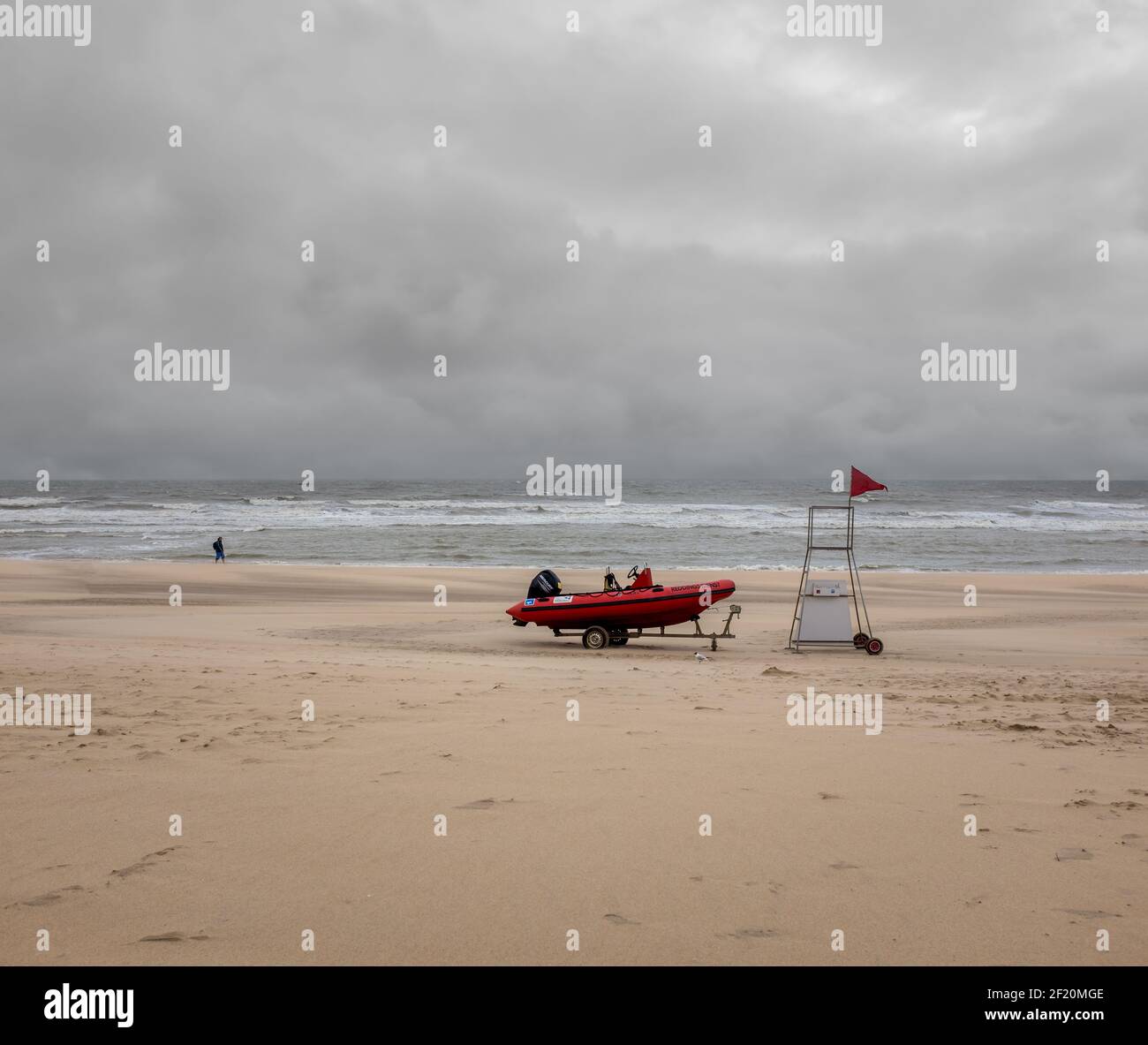 Lifeguard boat of the Belgian coast guard Stock Photo - Alamy