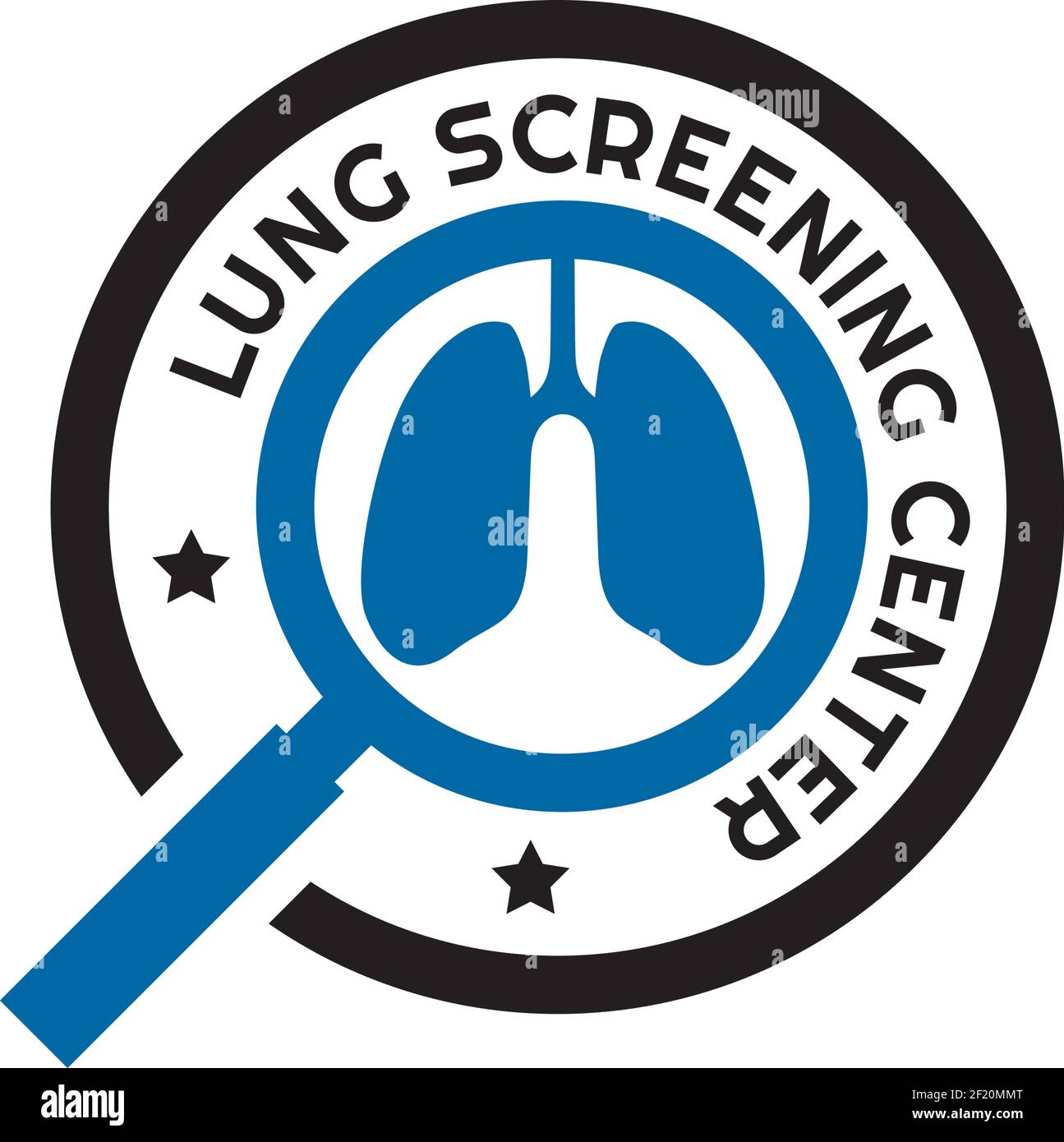 Lung medical center logo design vector template Stock Vector Image ...
