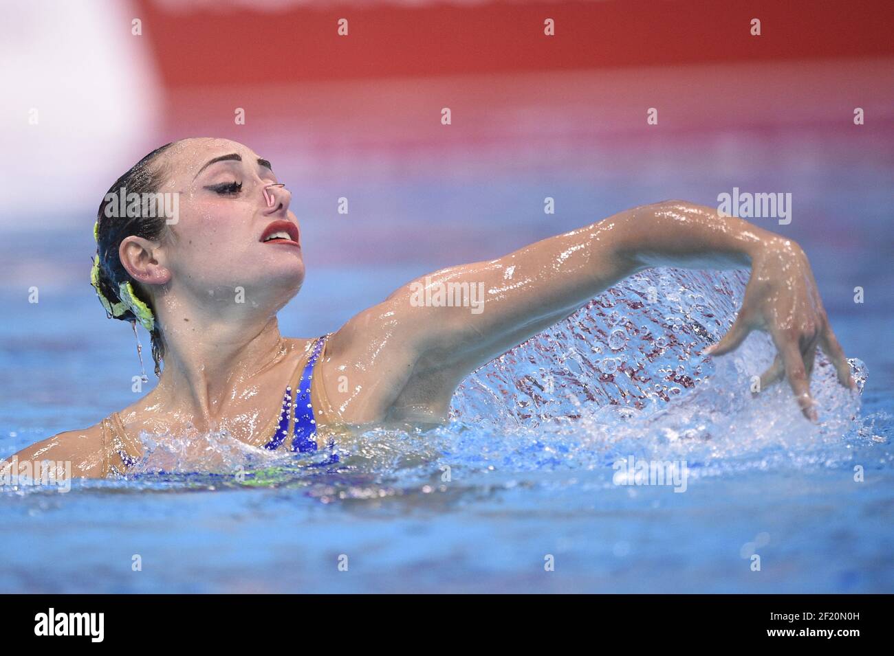 Anna Voloshyna (UKR) competes on Synchronised Swimming Solo Free Final ...