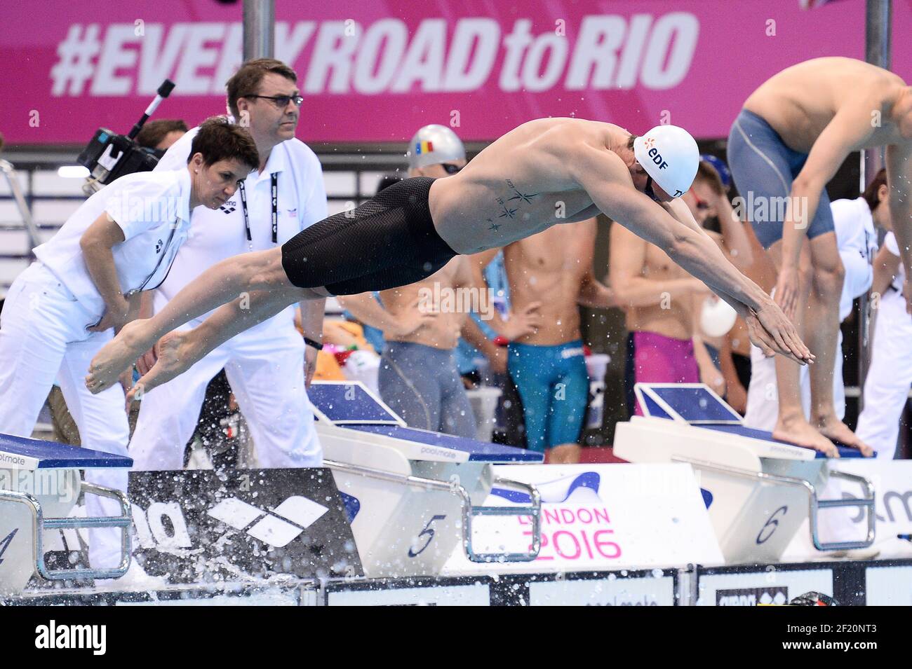 William Meynard, Clement Mignon, Fabien Gilot and Florent Manaudou for ...
