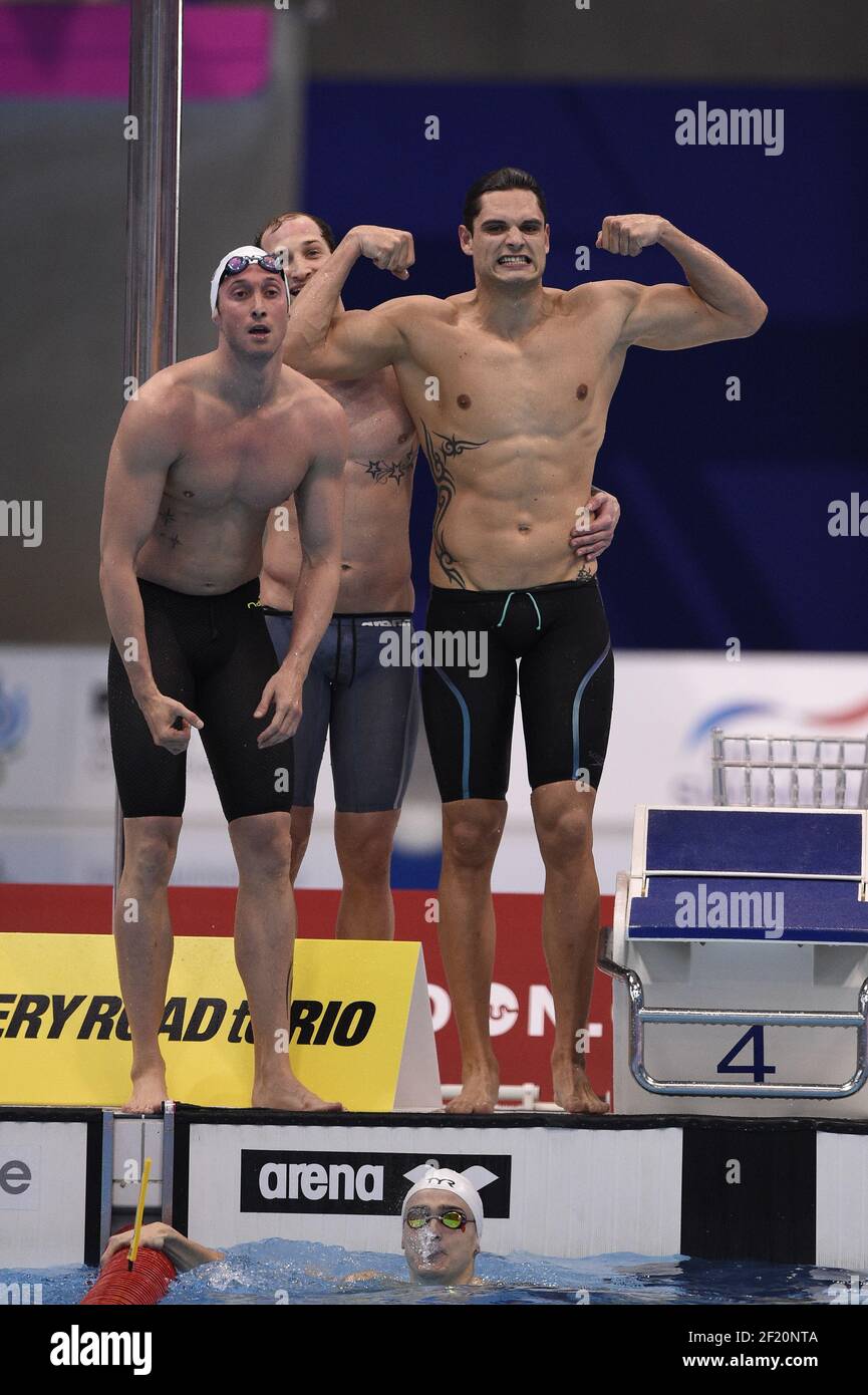 William Meynard, Clement Mignon, Fabien Gilot and Florent Manaudou for ...