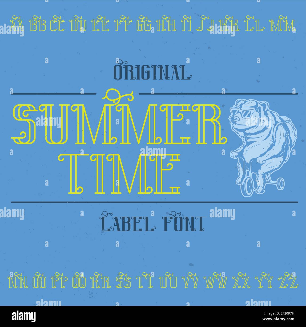 Good time at the beach Stock Vector Images - Alamy